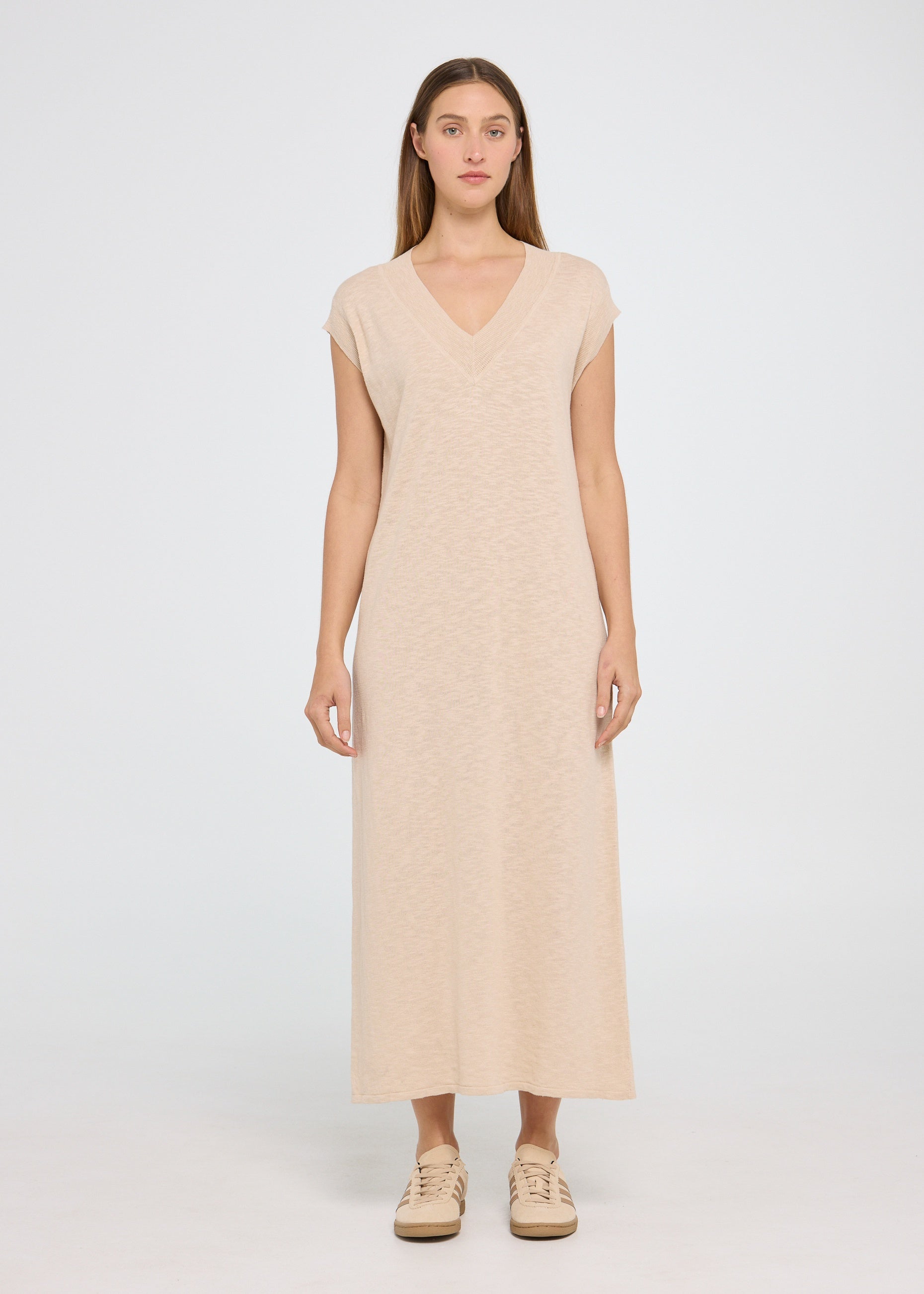 Pippa Ridley Kimberly Dress Beige – Gorgeous Soles